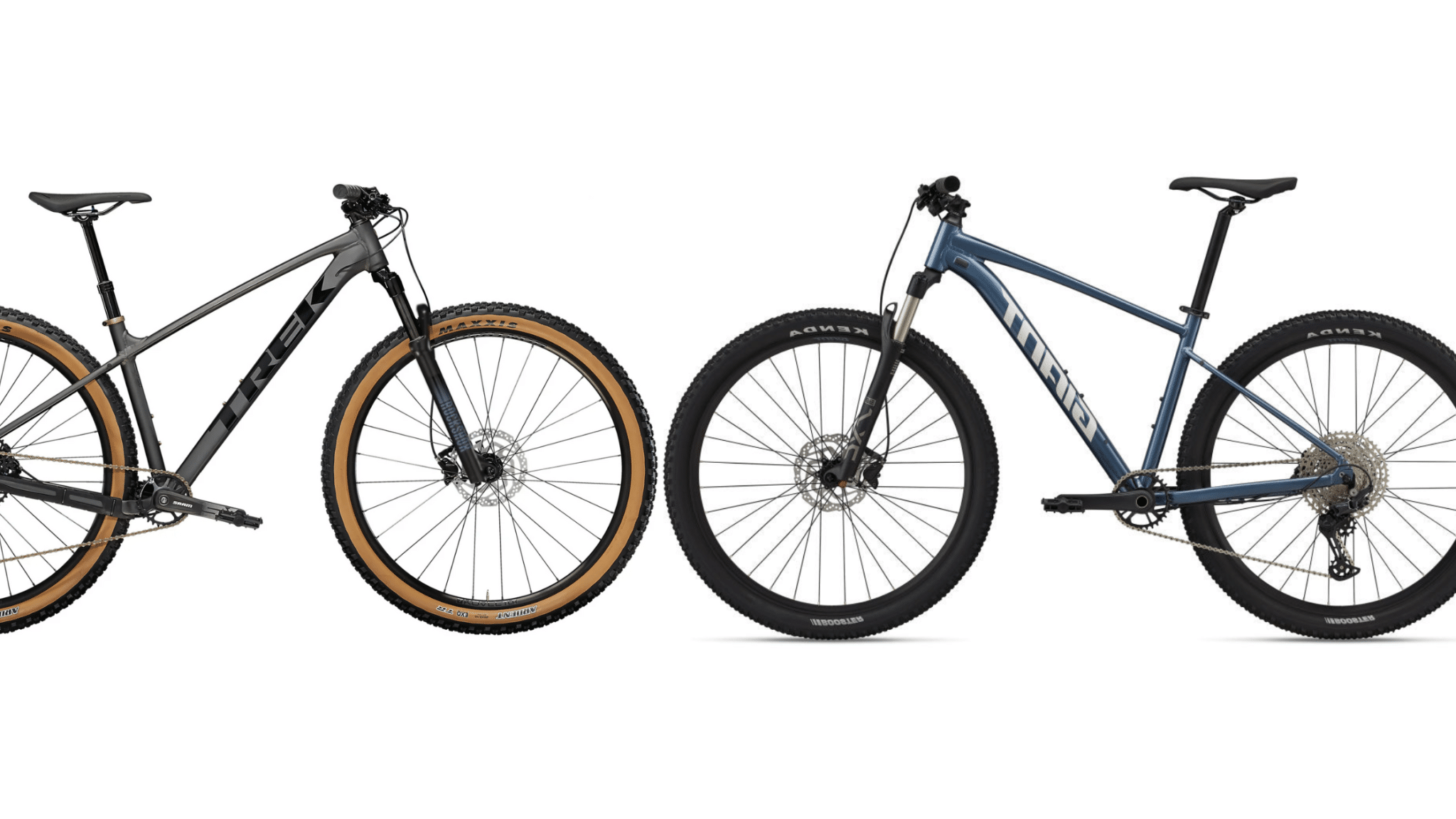 Giant Talon vs Trek Marlin - Comparing the Difference! - Cycle Travel ...
